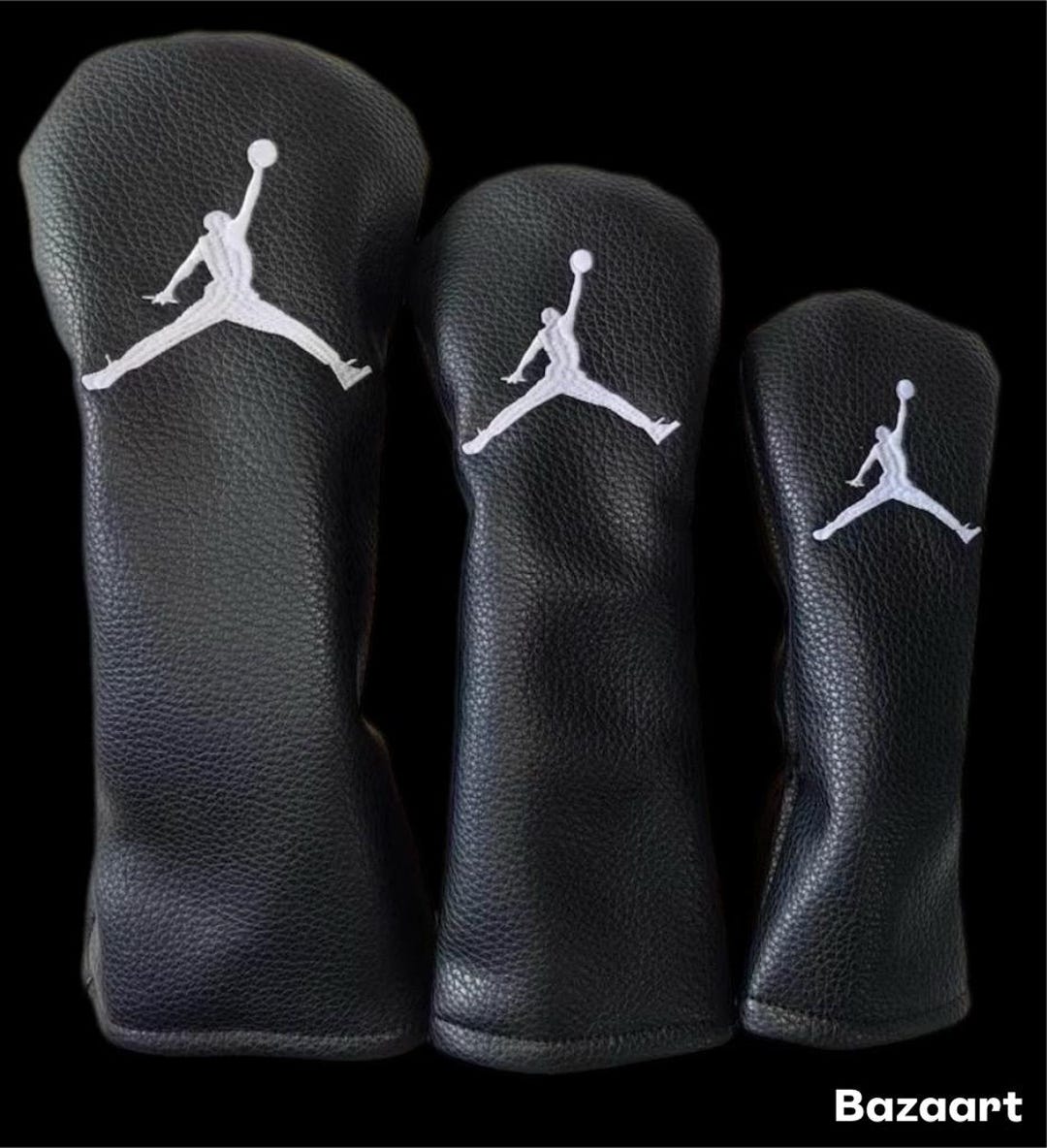 Air Jordan Leather Head Covers in Black - Etsy