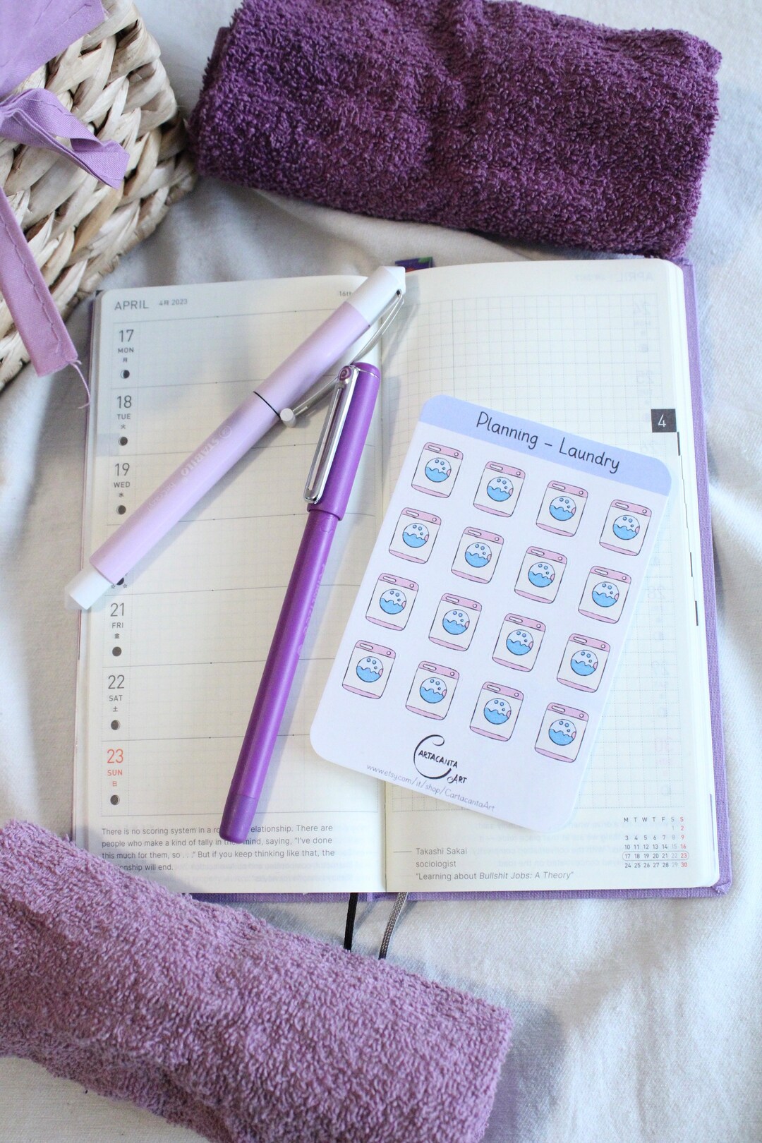 Stickers Planning Laundry Bullet Journal Stickers. Planner Stickers ...
