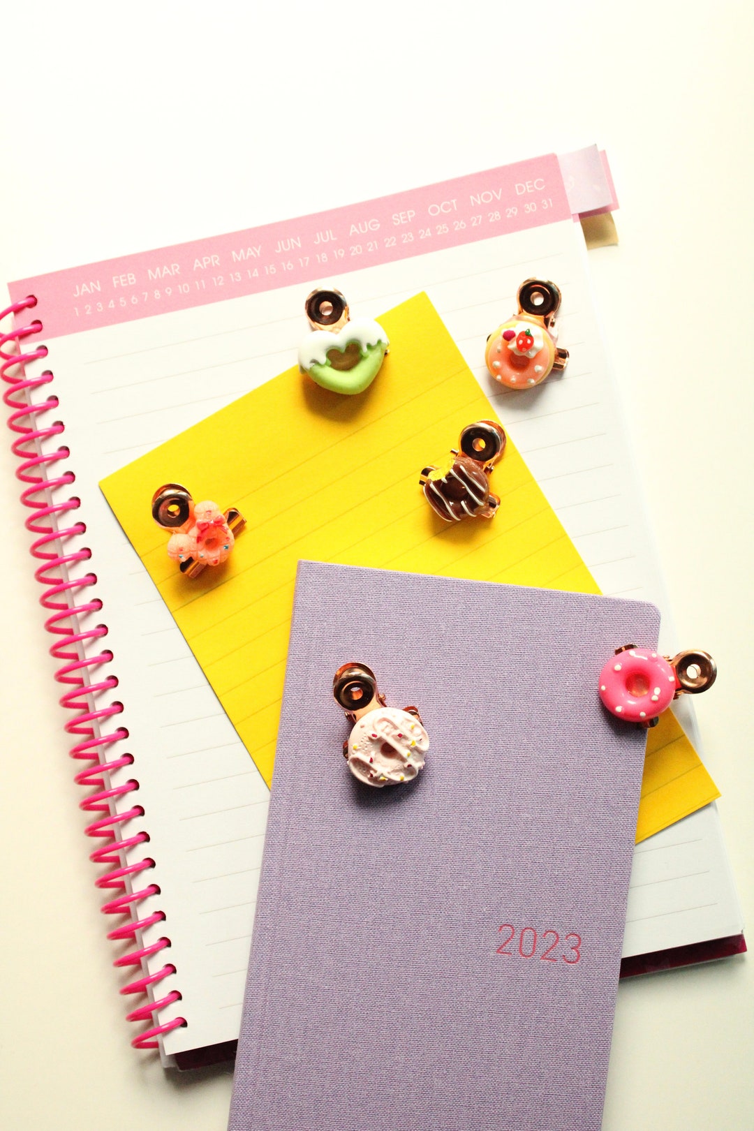 Mini Clips Metal Clips With Donuts - Etsy