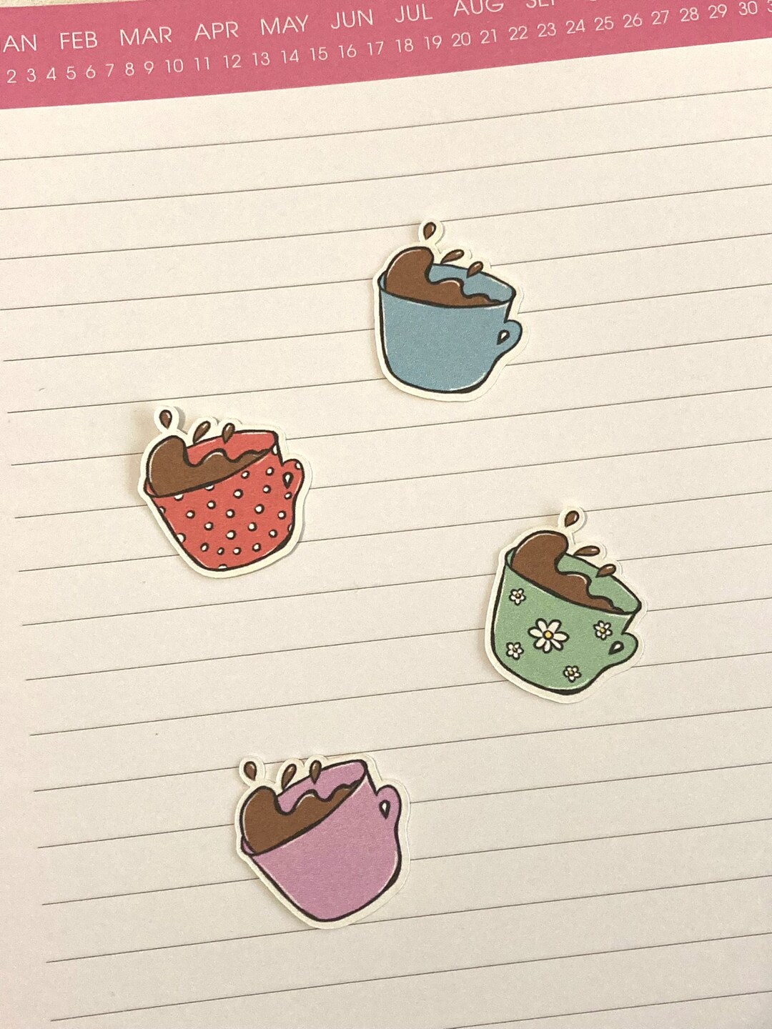 Stickers Mad Mug Die Cut – Bullet Journal Stickers. Planner Stickers ...