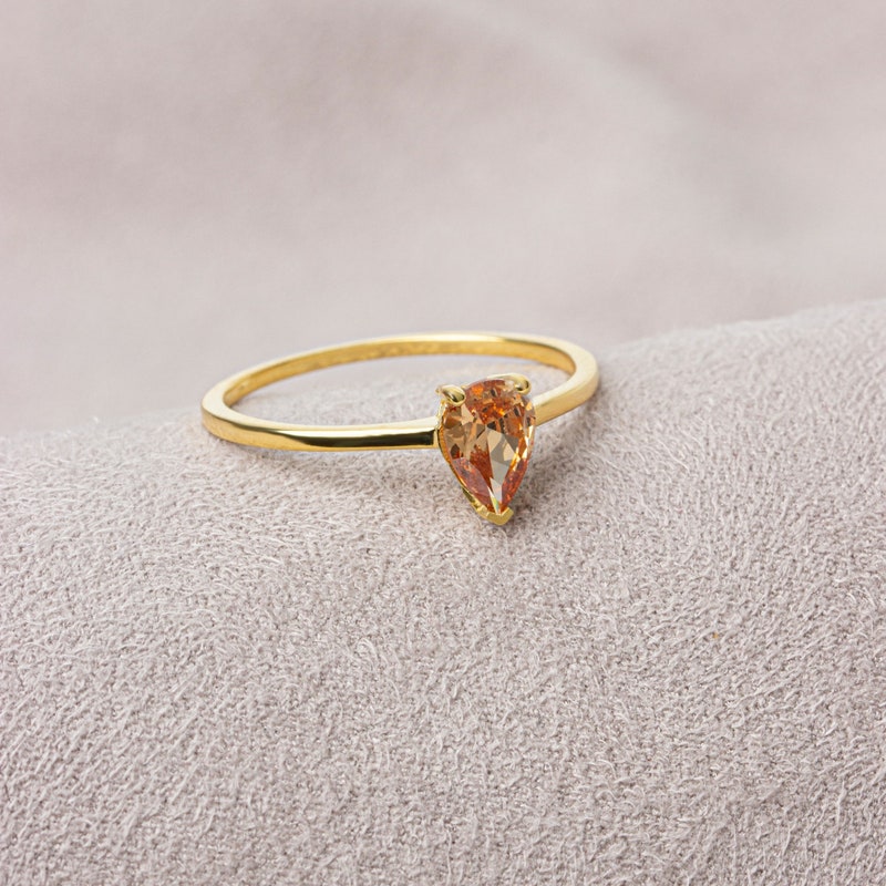 November Birthstone Ring - Etsy