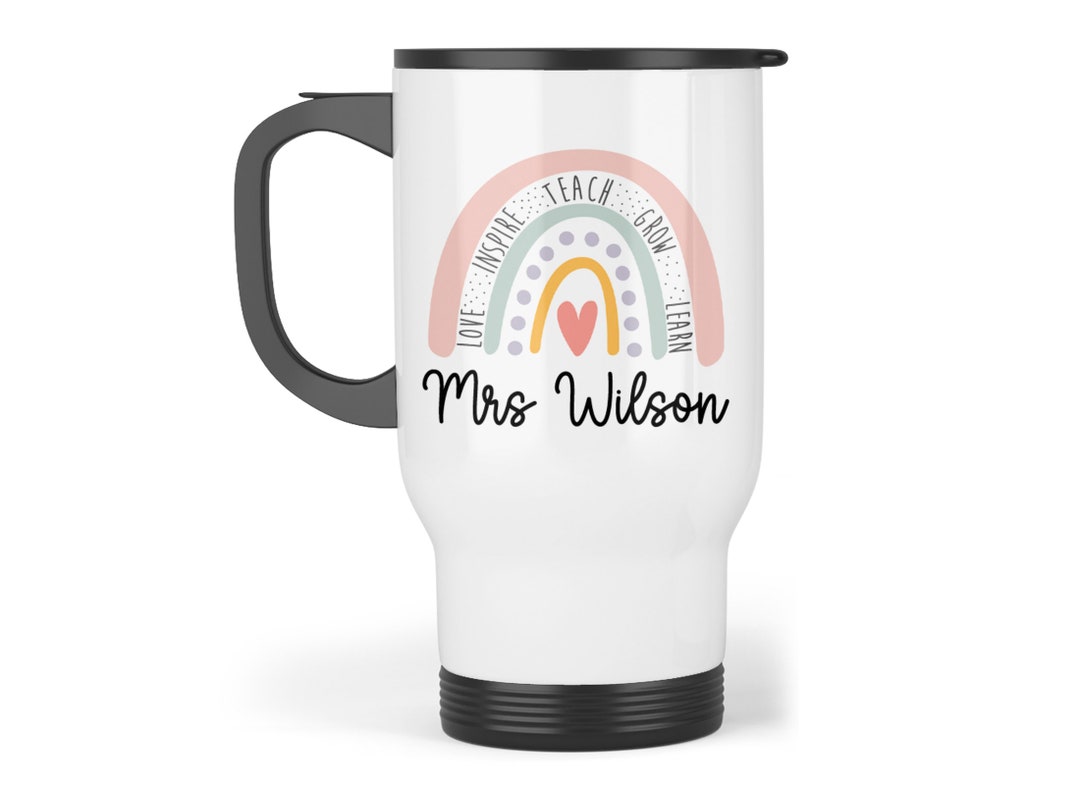 Personalised Travel Mug Teacher Travel Mug Personalised Teacher Travel ...