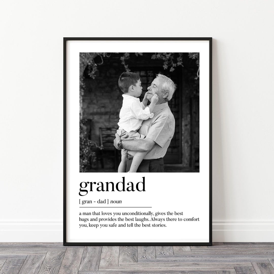 Personalised Grandad Gift | Grandad Birthday Gift | Personalised ...