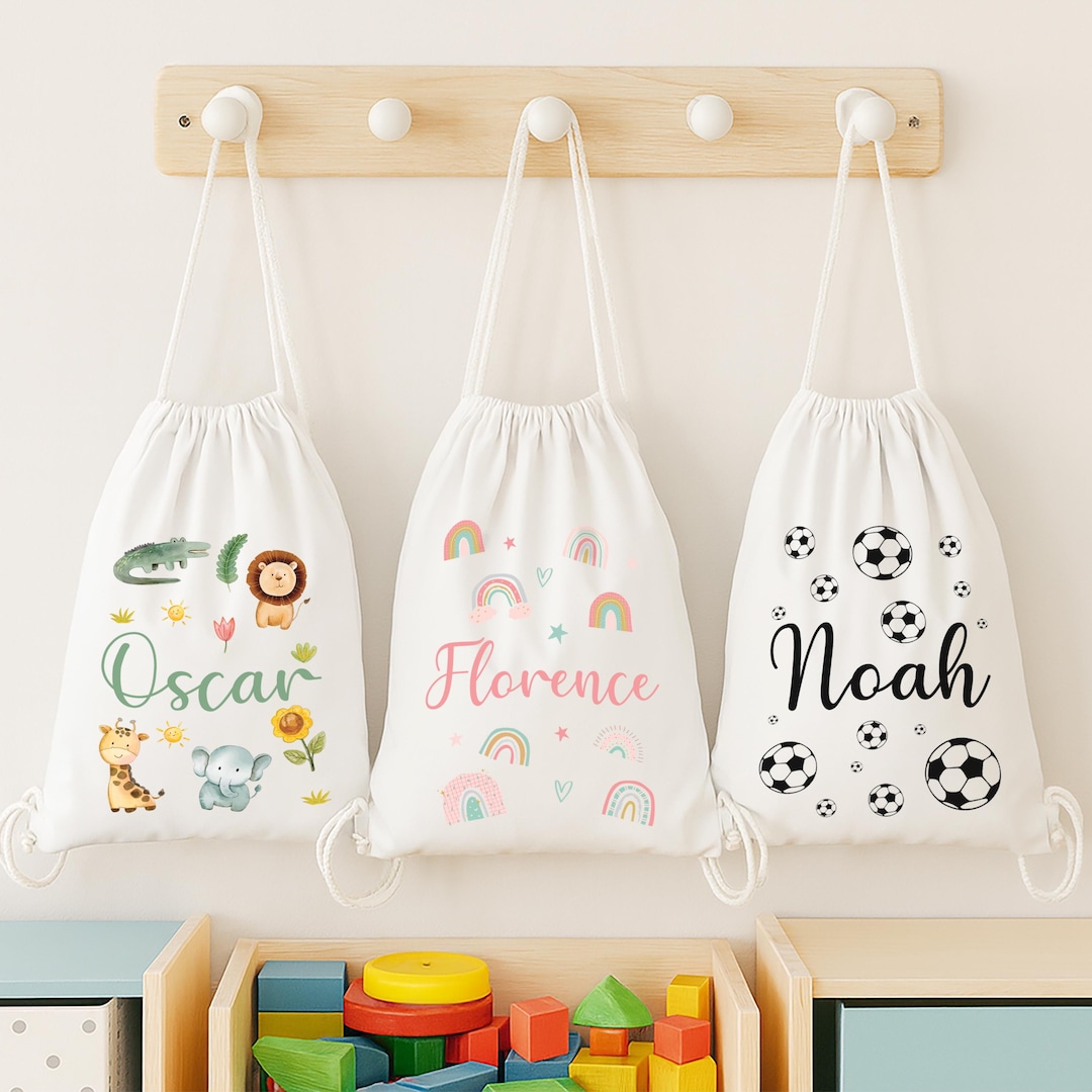 Personalised PE Bag | Kids PE Bag, Personalised Swimming Bag, Children ...