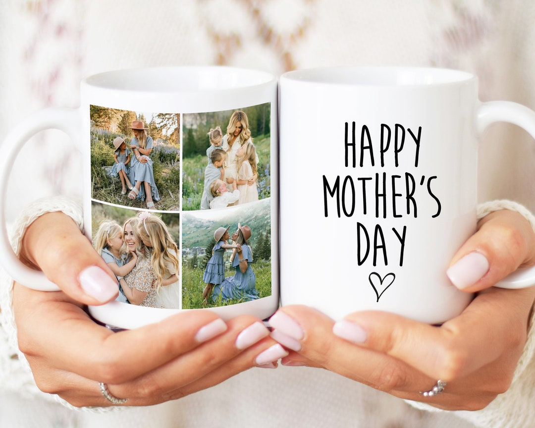 Personalised Mum Photo Mug - Mother's Day Gift | Photo Collage, Custom ...