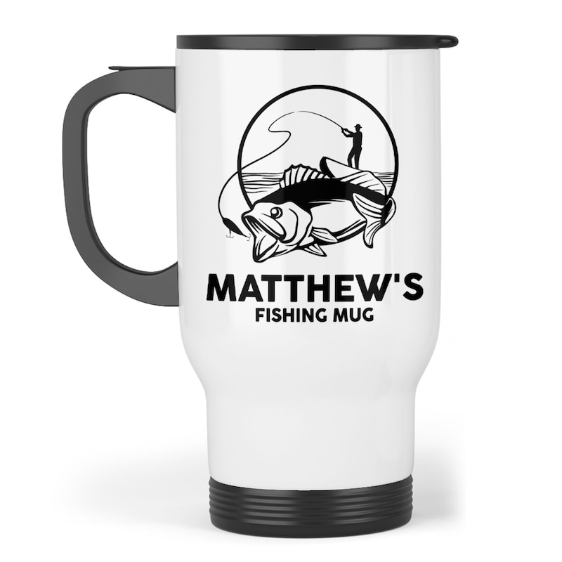 Fishing Insulated Travel Mug - Etsy UK