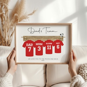 Personalised Father's Day Gift | Personalised Father's Day Football ...