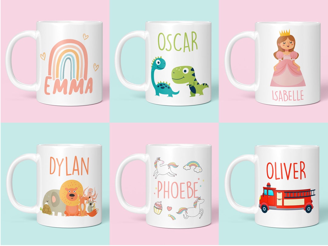 Personalised Unbreakable Children's Mug - Add A Name - Choose Your ...