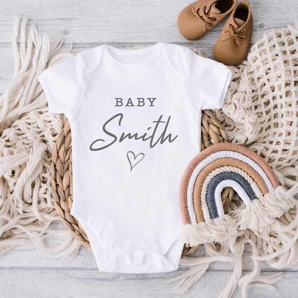 Personalised Baby Grow - Etsy UK