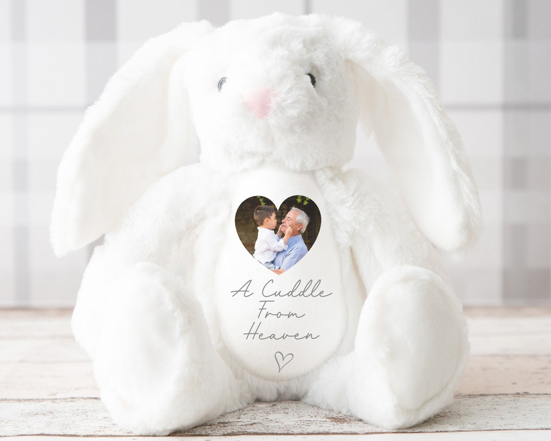 Personalised Memory White Teddy | in Memory Gift, Memorial Gift ...