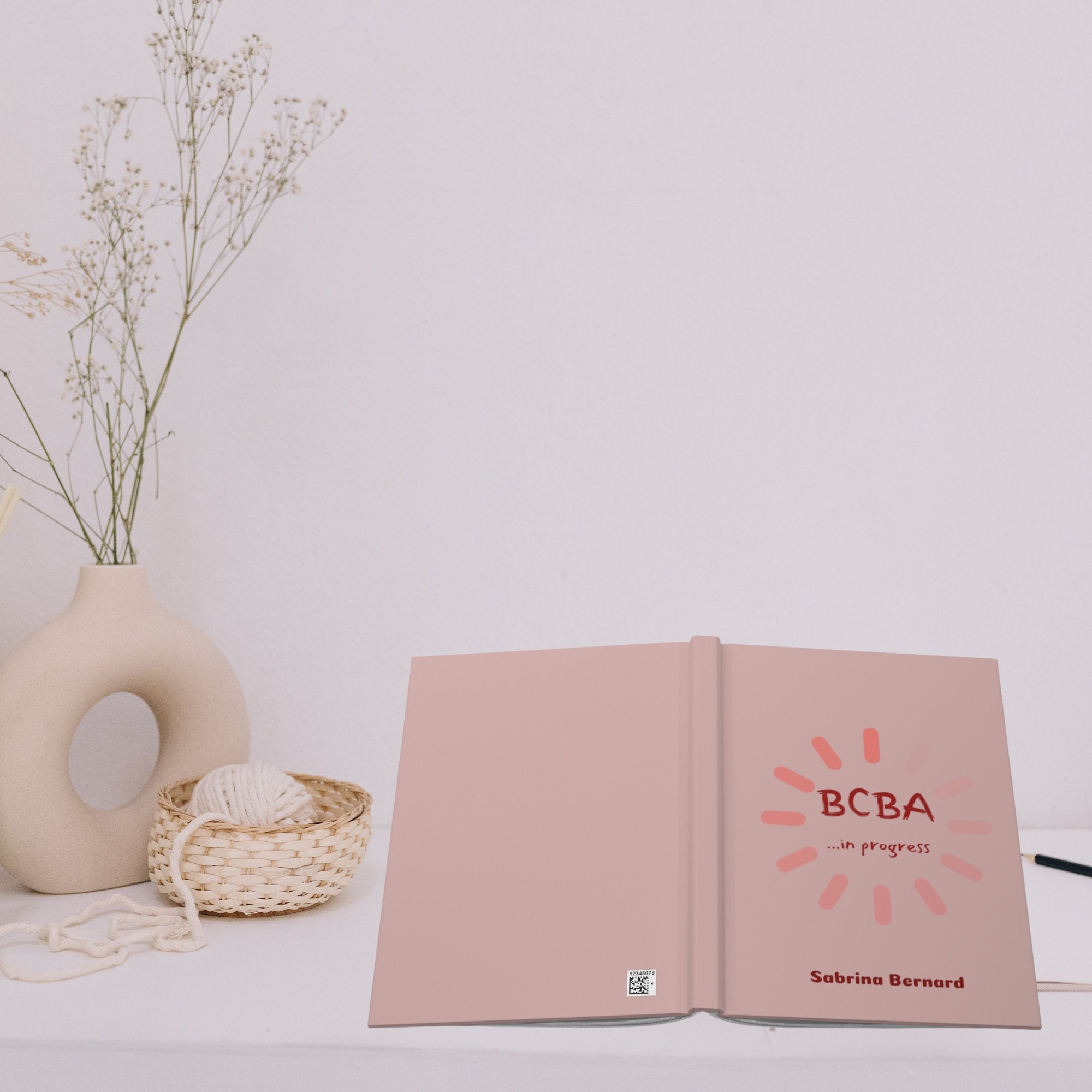 BCBA in Progress Personalized BCBA Notebook Planner Behavior Analyst ...