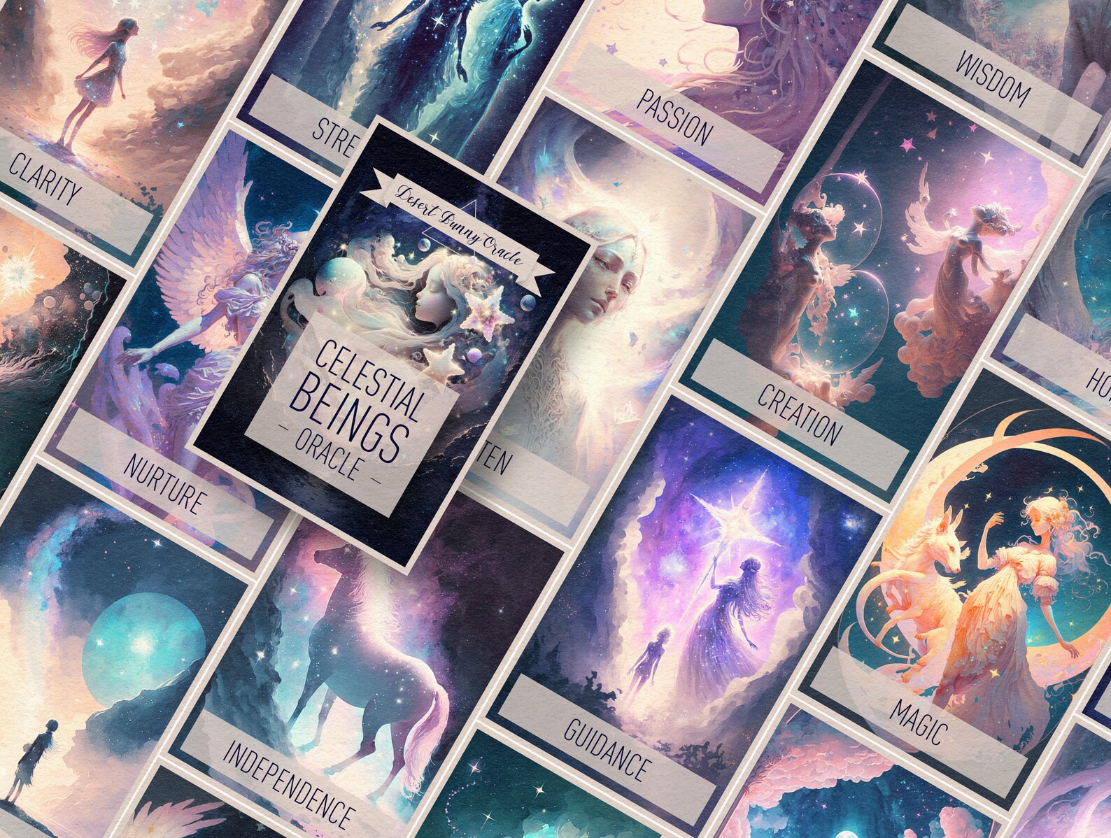 Printable Indie Oracle Deck Authentic Oracle Cards DIY - Etsy