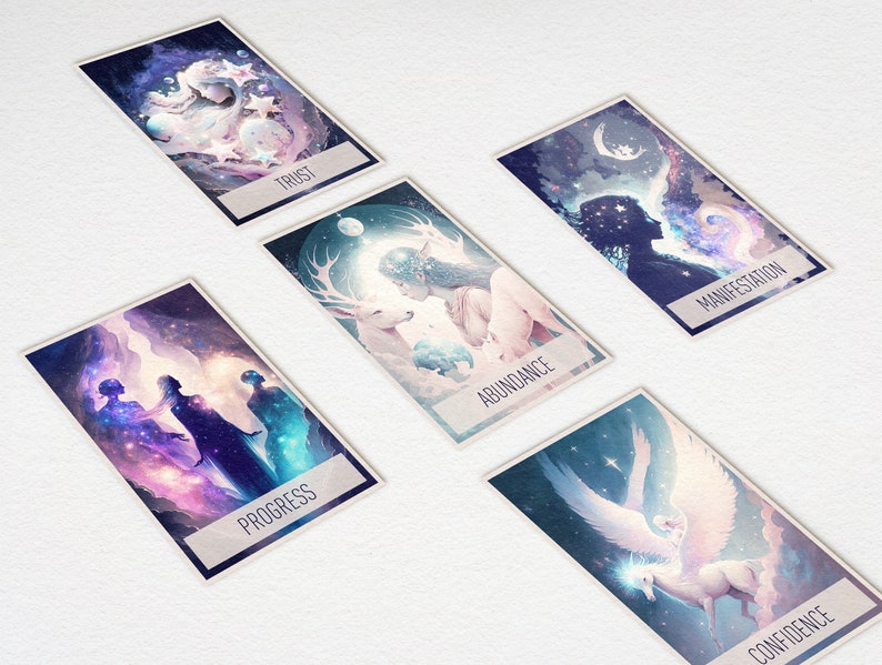 Printable Indie Oracle Deck Authentic Oracle Cards DIY - Etsy