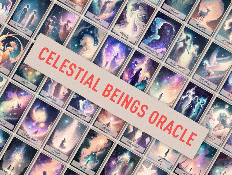 Printable Indie Oracle Deck Authentic Oracle Cards DIY - Etsy