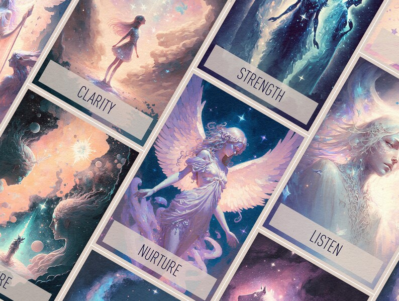 Printable Oracle Deck Beautifully Illustrated Oracle Cards - Etsy