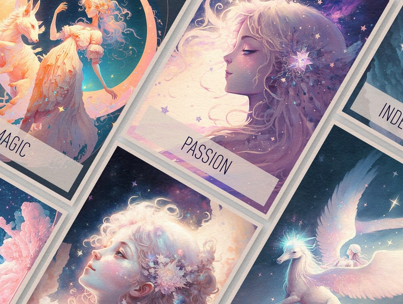 Printable Oracle Deck Beautifully Illustrated Oracle Cards - Etsy