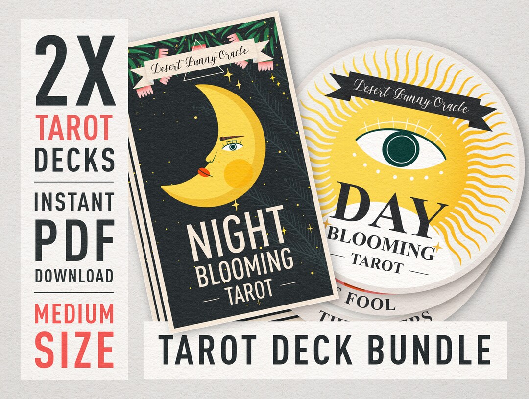 Tarot Deck Bundle, Printable Tarot Card Bundles, Digital Download ...