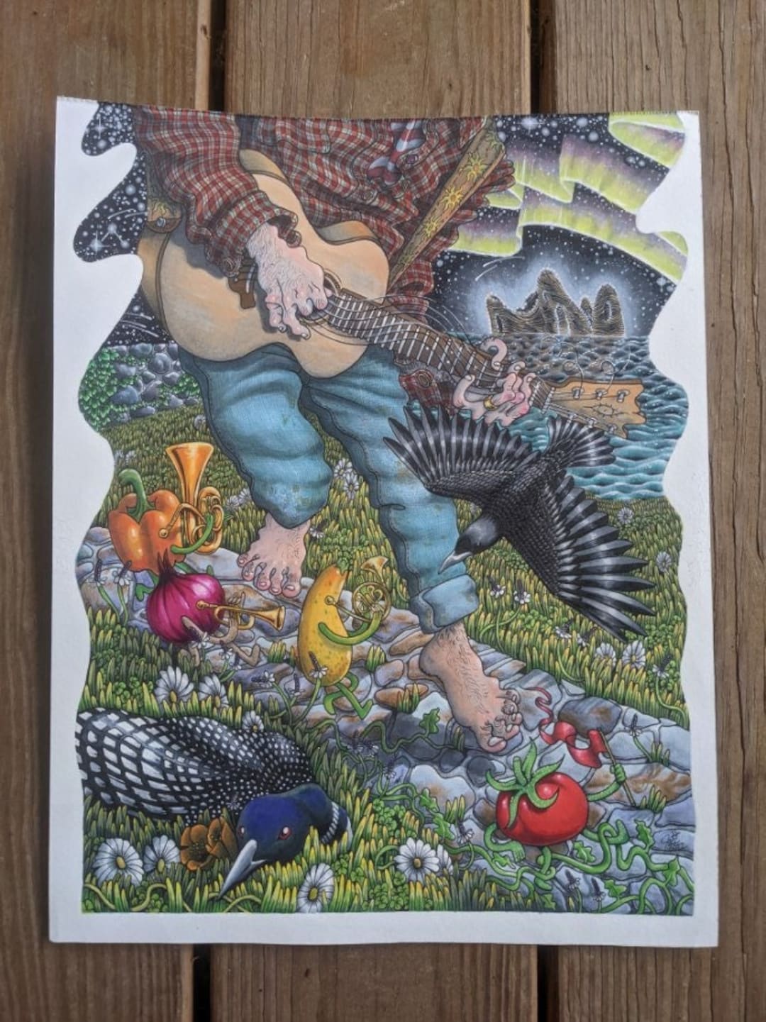 Makin' Them Strings Dance (print) - Etsy