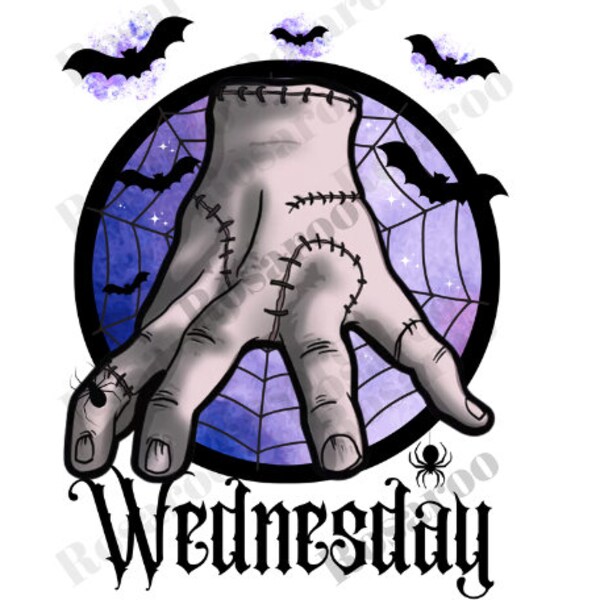 Wednesday Addams Hand - Etsy