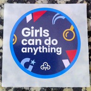 Girlguiding Girls Can Do Anything Sticker - Etsy