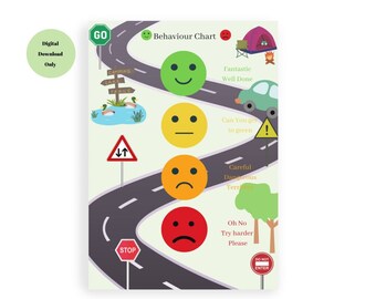 Traffic Signal Chart - Etsy