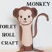 Monkey Toilet Roll Paper Craft Printable Kids Kit PDF Craft, Animals ...