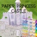 Printable Paper Princess Castle Playhouse Toy Craft Kit PDF Kids Craft ...