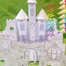 Printable Paper Princess Castle Playhouse Toy Craft Kit PDF Kids Craft ...