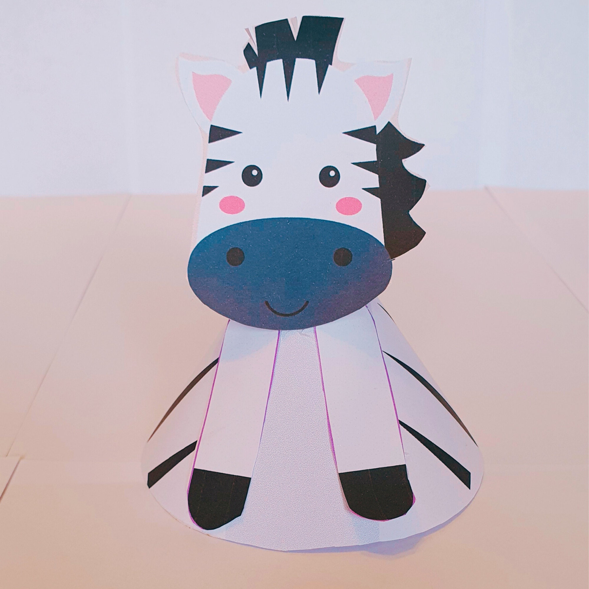 Zoo Animals Toys 3D Paper Printable Kids Kit PDF Craft, African Animals ...