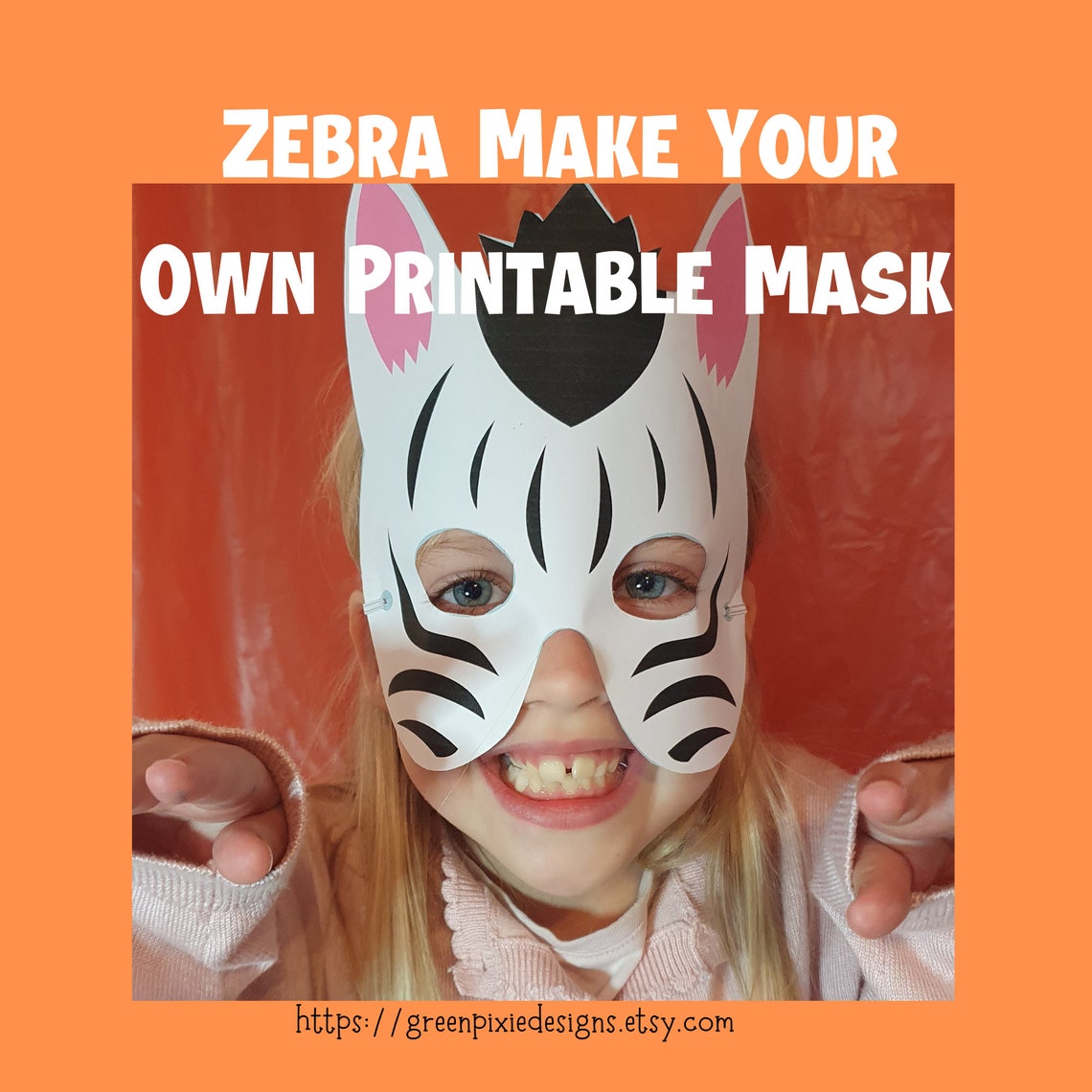 Jungle Safari Animal Theme Costume Masks Make Your Own Mask 5 DIY ...