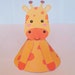 Zoo Animals Toys 3D Paper Printable Kids Kit PDF Craft, African Animals ...