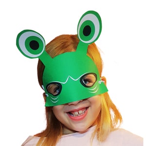 DIY Alien Outer Space UFO Sci FI Costume Mask Masquerade Printable ...