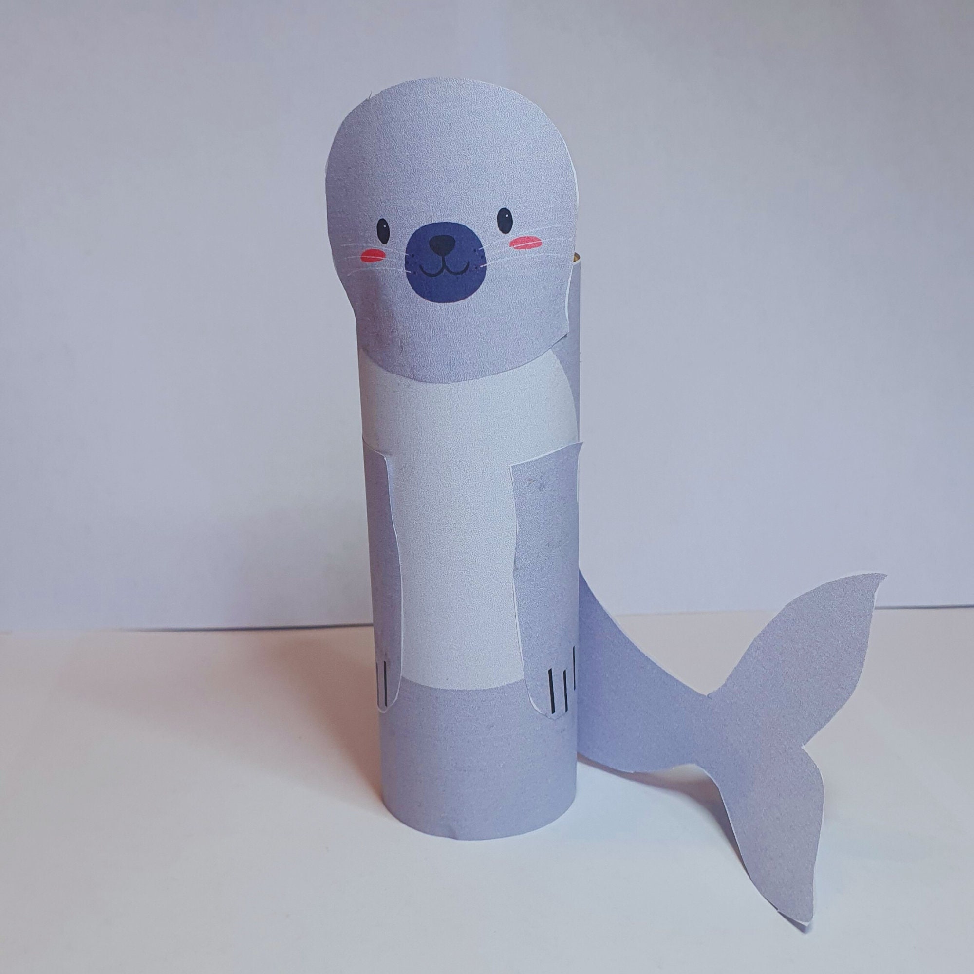 Seal Toilet Roll Paper Craft Printable Kids Kit PDF Craft, Animals ...