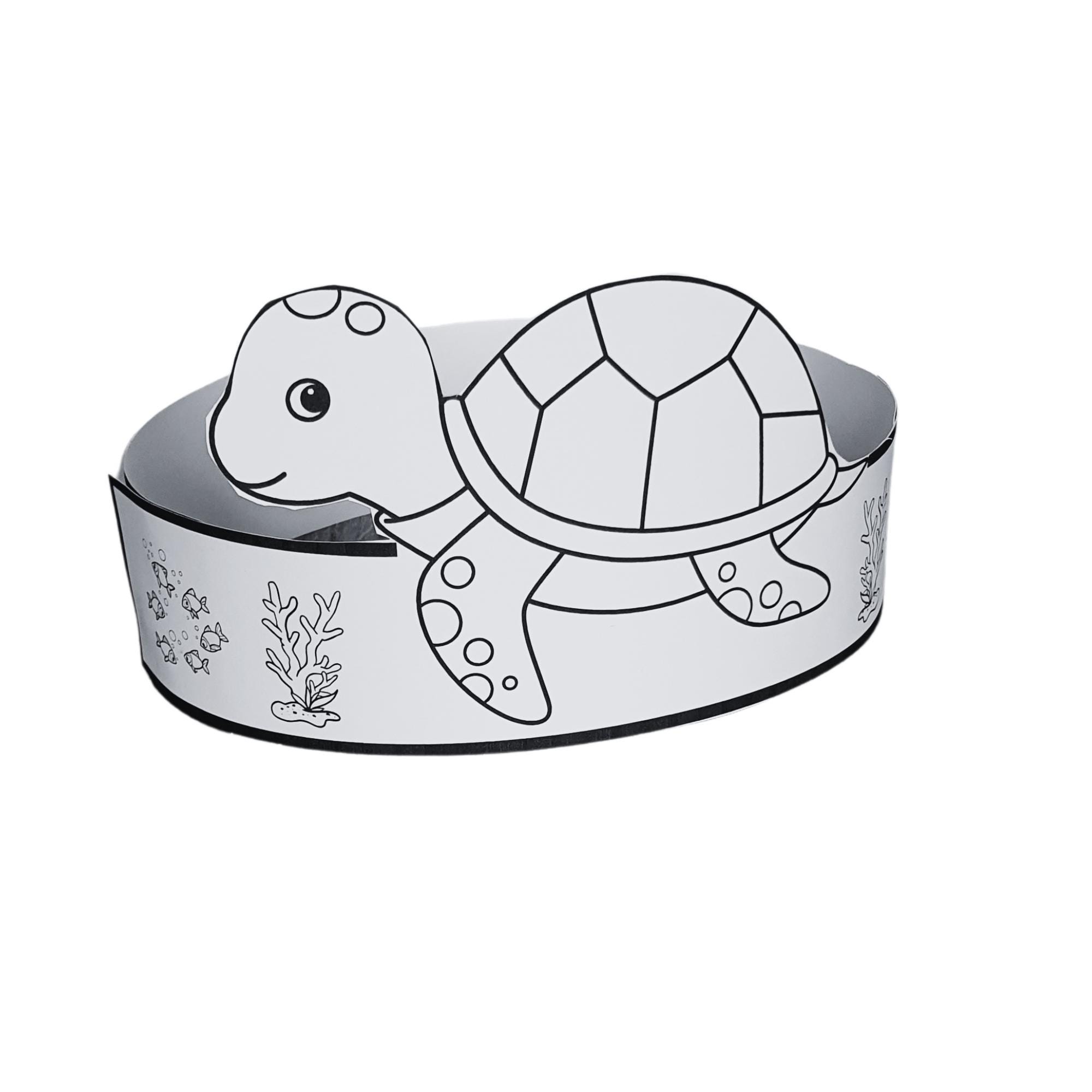 DIY Set of 7 Sealife Underwater Ocean Creatures Animals Crown Birthday ...