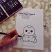 Turtle Finger Puppet Easy Paper Card Colouring Coloring Crafts ...