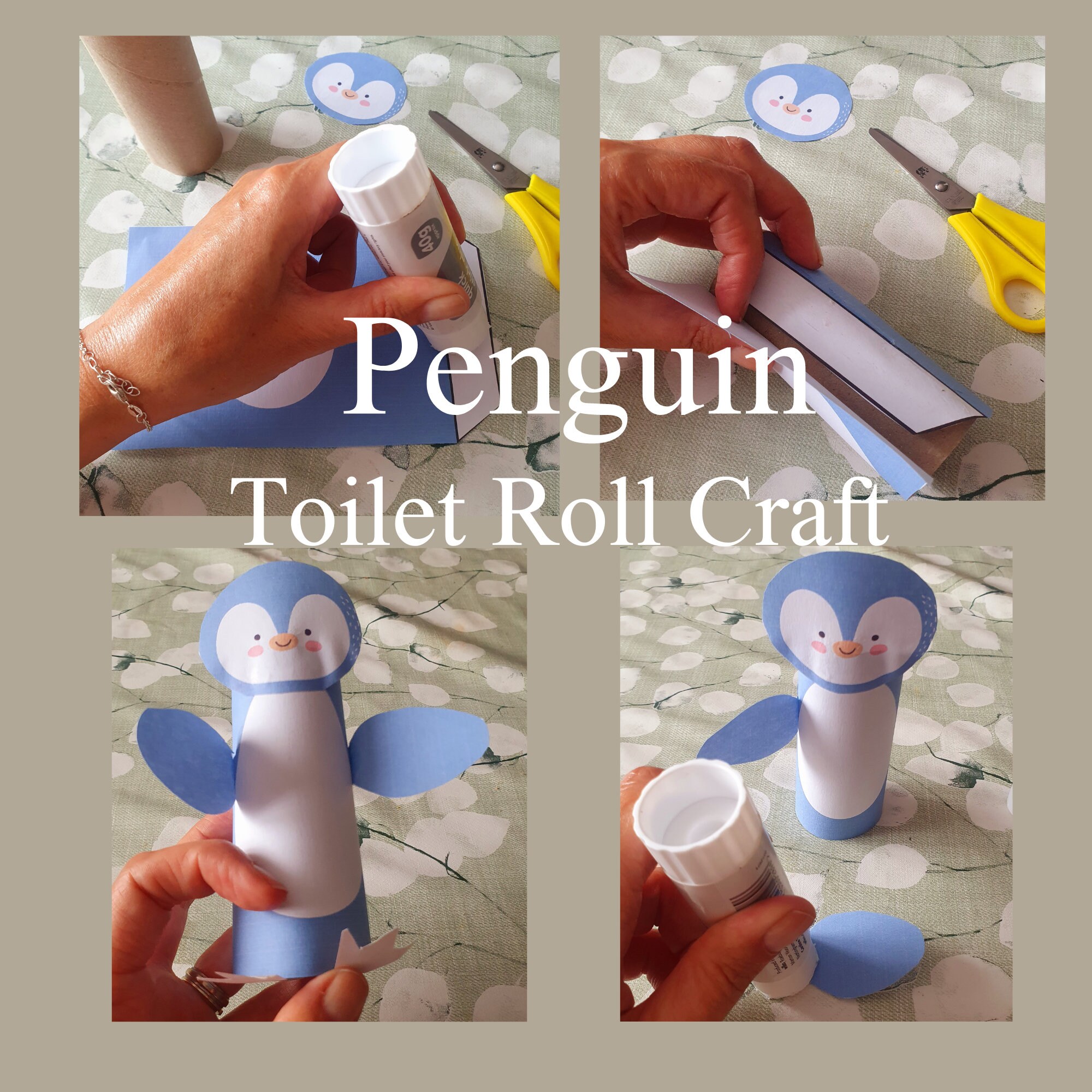 Penguin Ocean Toilet Roll Paper Craft Printable Kids Kit PDF Craft ...
