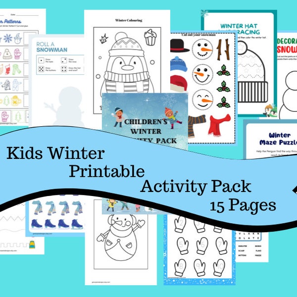 Winter Book - Etsy