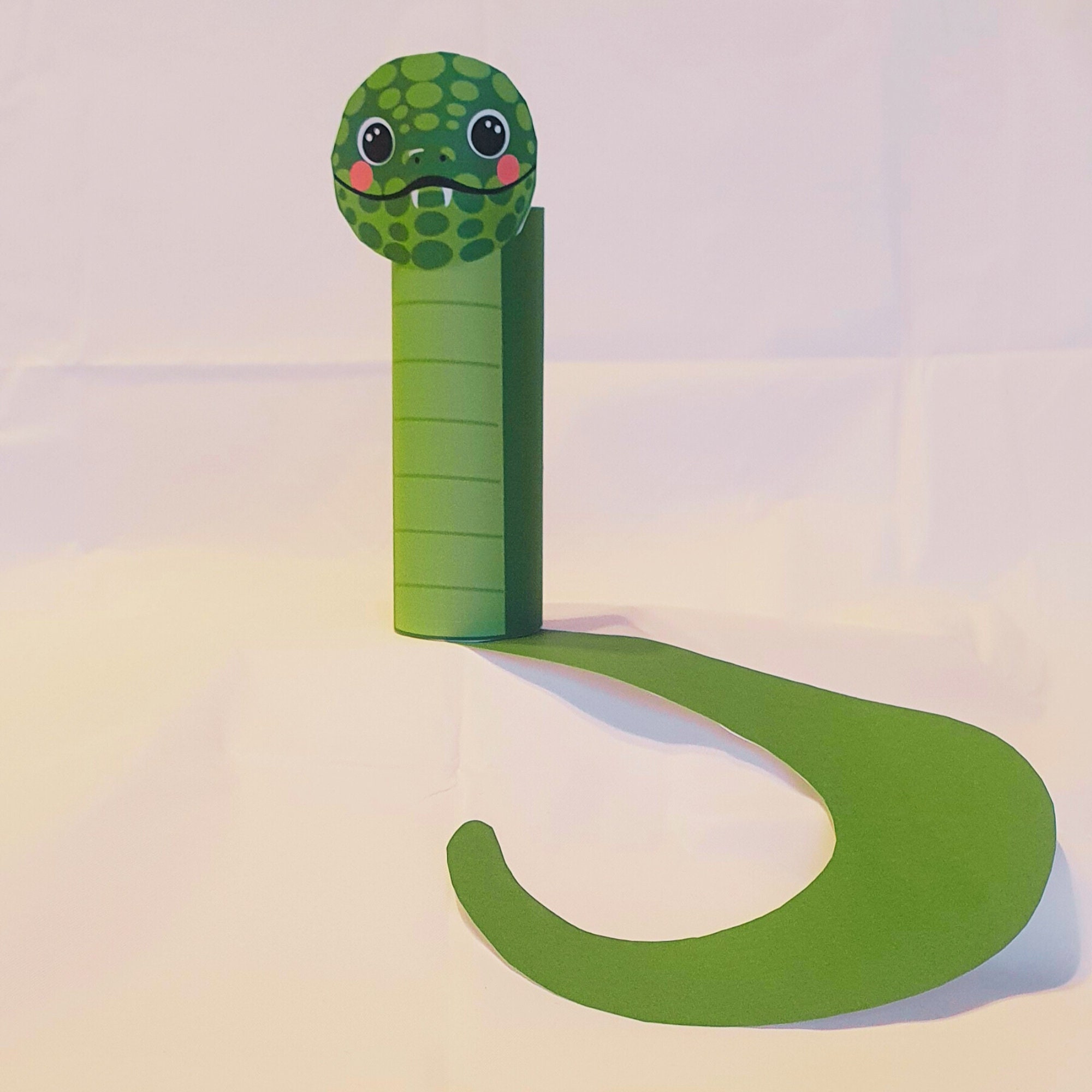 Snake Toilet Roll Paper Craft Printable Kids Kit PDF Craft, Animals ...
