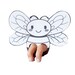 Bee Finger Puppet: Printable Coloring Craft, Kids DIY Toy (PDF) - Etsy