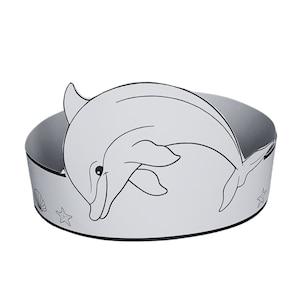 DIY Dolphin Sealife Underwater Ocean Creatures Crown Birthday Party ...