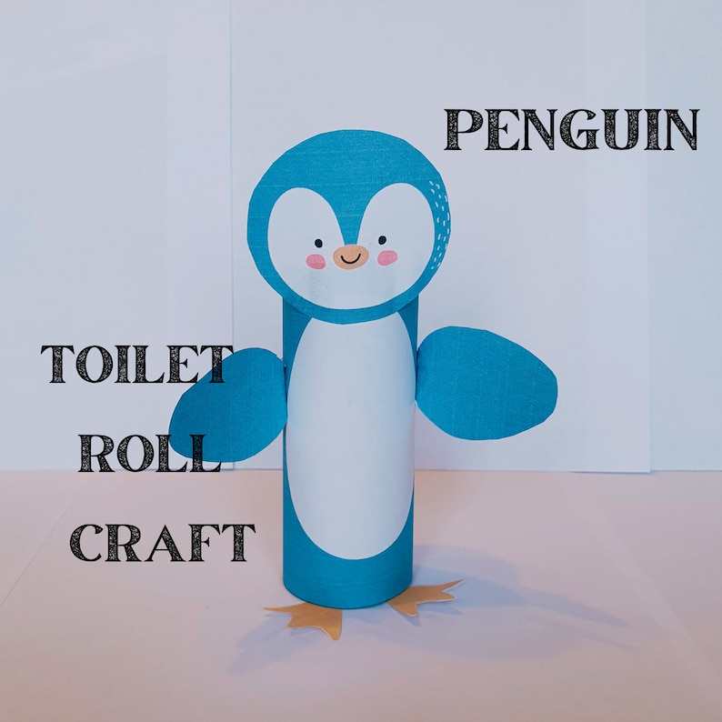 Penguin Ocean Toilet Roll Paper Craft Printable Kids Kit PDF Craft ...