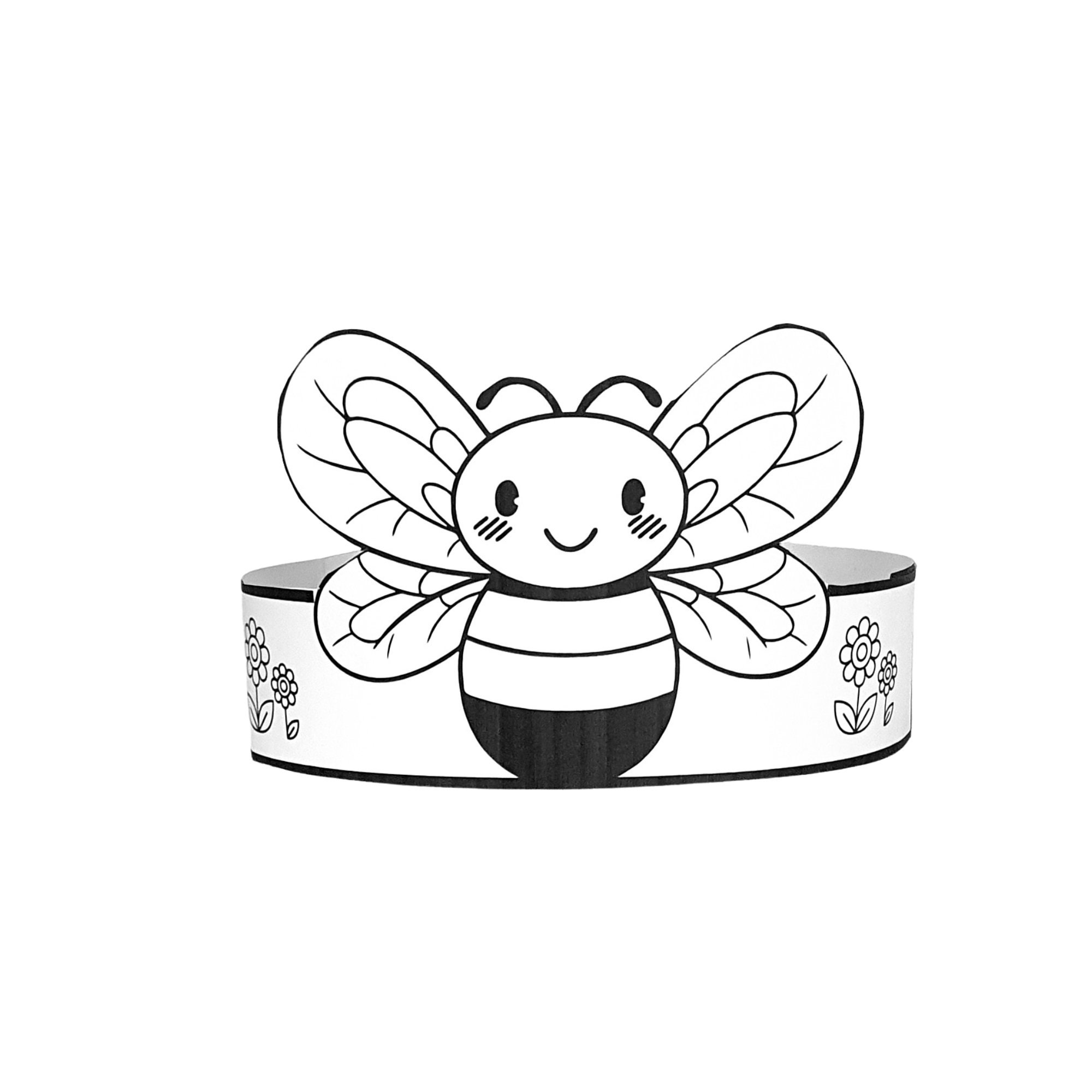 DIY Bee Insect Animal Crown Birthday Party Decoration Costume Printable ...