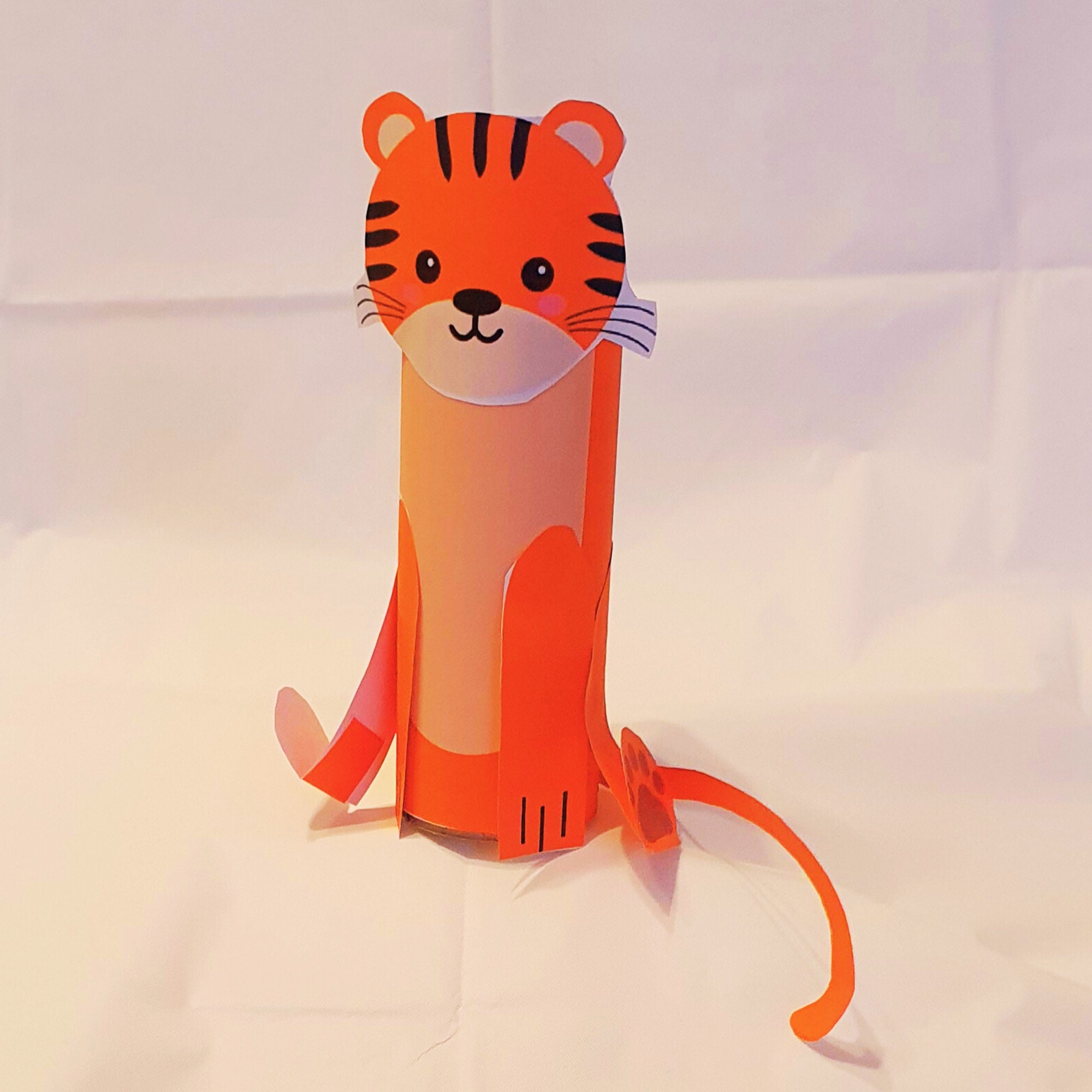 Five Jungle Safari Animals Toilet Roll Paper Crafts Printable Kids Kit ...
