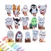 15 DIY Animal Finger Puppet Easy Card Colouring Crafts Printable Kids ...