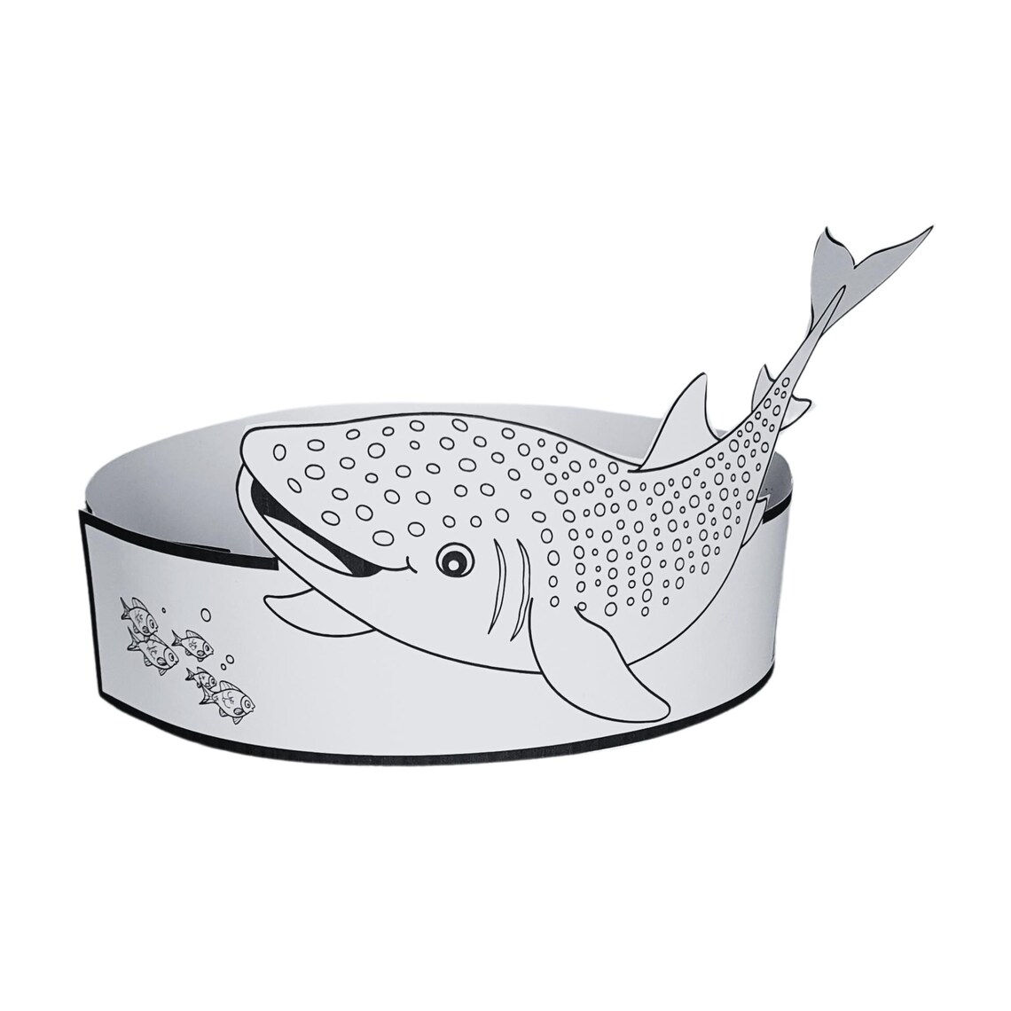 DIY Whale Shark Sealife Underwater Ocean Creatures Animal Crown ...