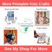 Goat Finger Puppet Craft: Printable Paper Toy (PDF Download) - Etsy