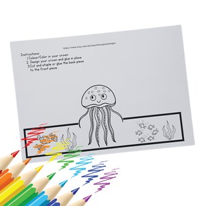 DIY Jellyfish Sealife Underwater Ocean Creatures Animal Crown Birthday ...