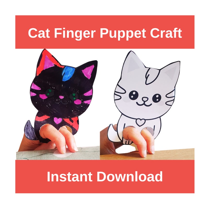 Paper Finger Puppets - Etsy