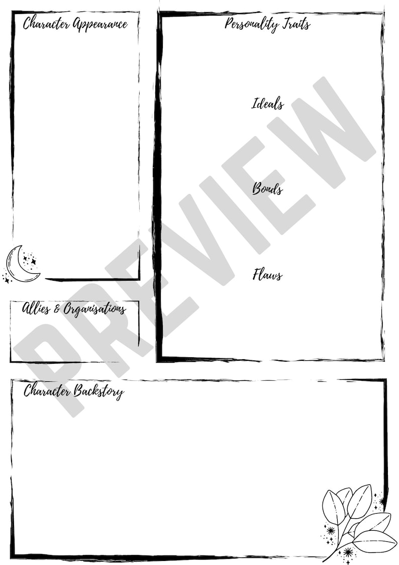 Dnd 5e Character Sheet Fillable: Dungeons and Dragons Cute Witch and ...