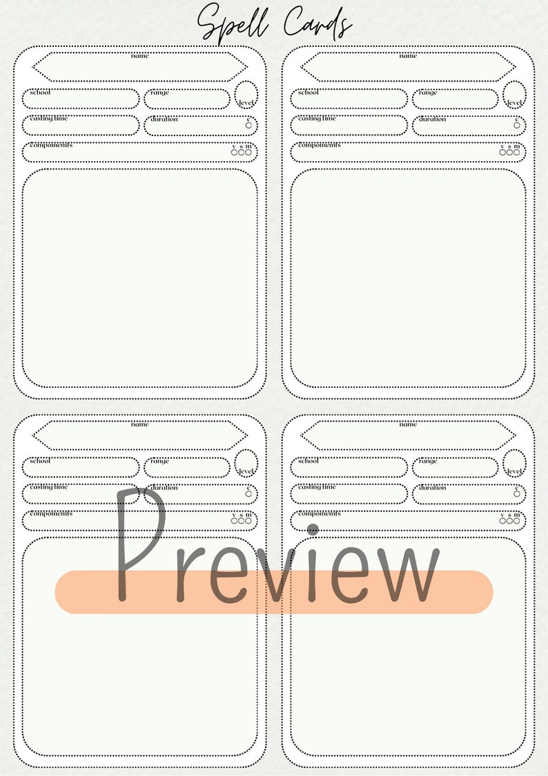 A4 Dungeon Master (DM) Helper Tool Sheets | World Building | Session ...
